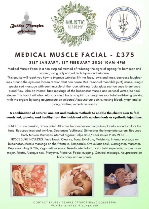 Medical Muscle Facial - Carlisle - Buddha therapies academy